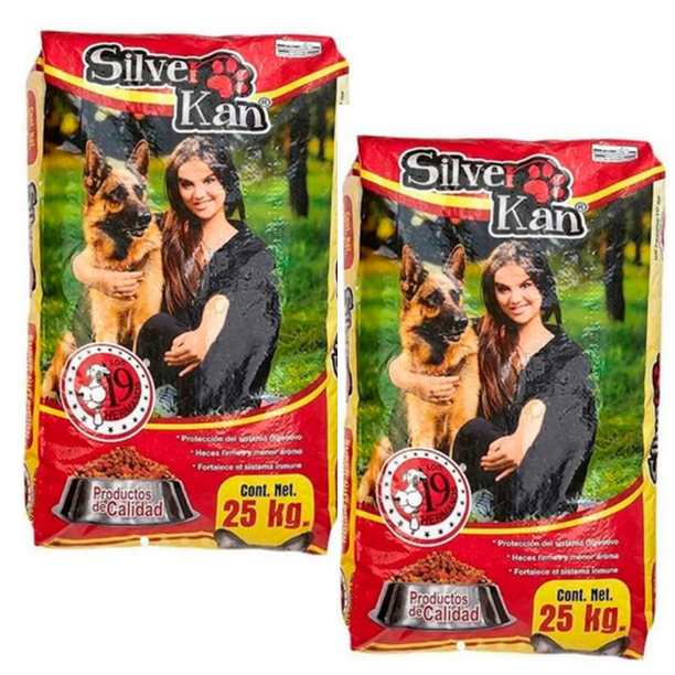 Pack de Croquetas para perro Silver Kan 50Kg Silver Kan | Walmart en línea