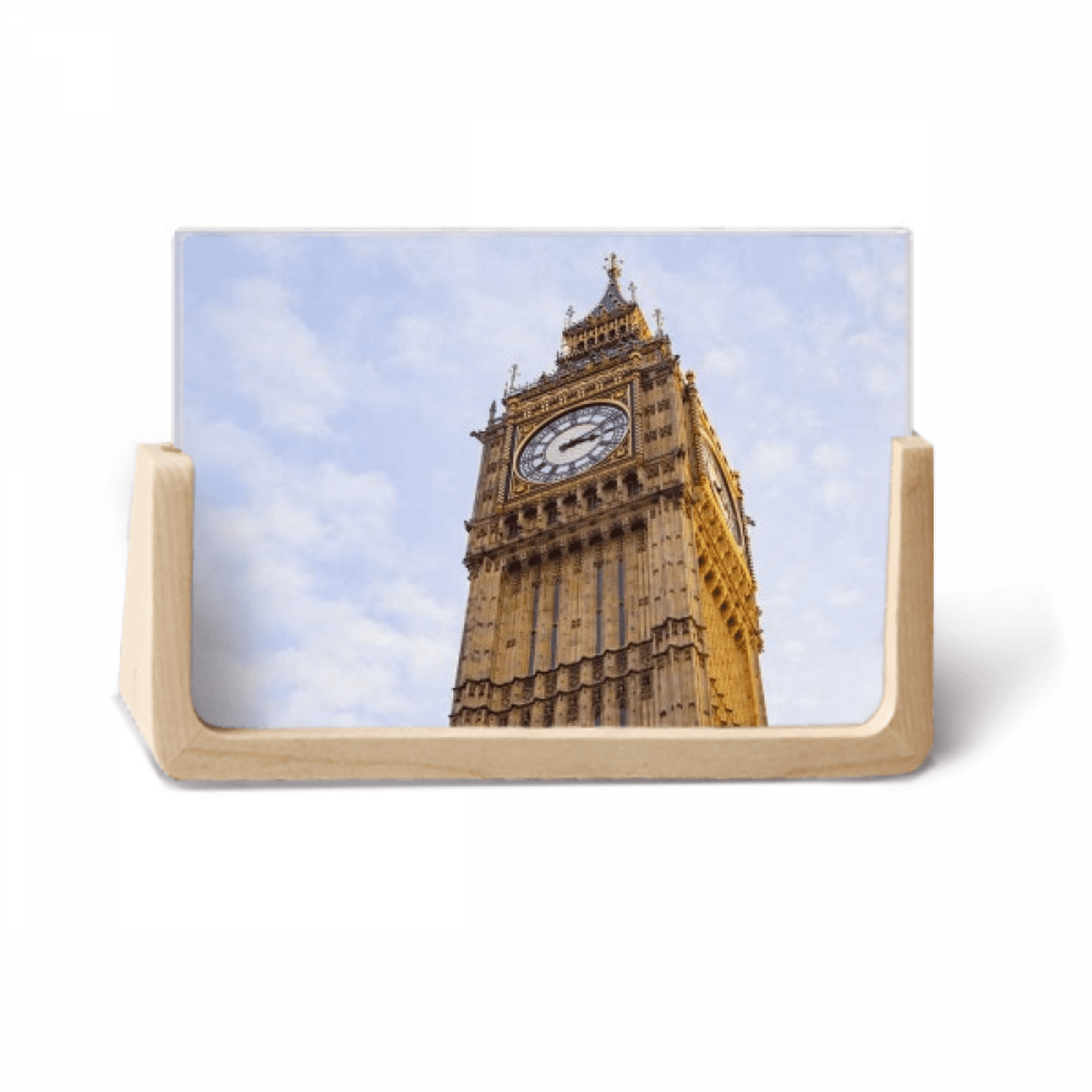 Big Ben cielo azul nubes blancas Pantalla de escritorio fotográfica de ...