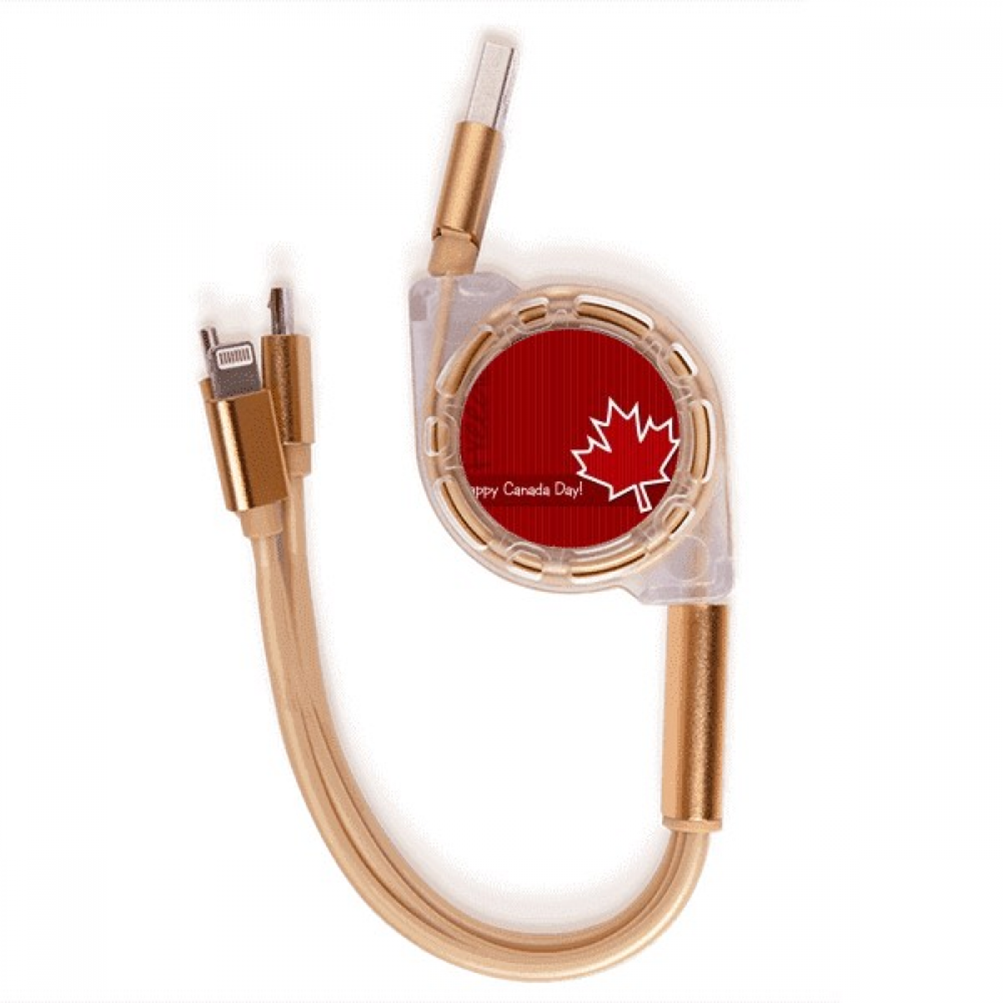 Canadá sabor feliz dia de Canada Cable de carga telescópico múltiples ...