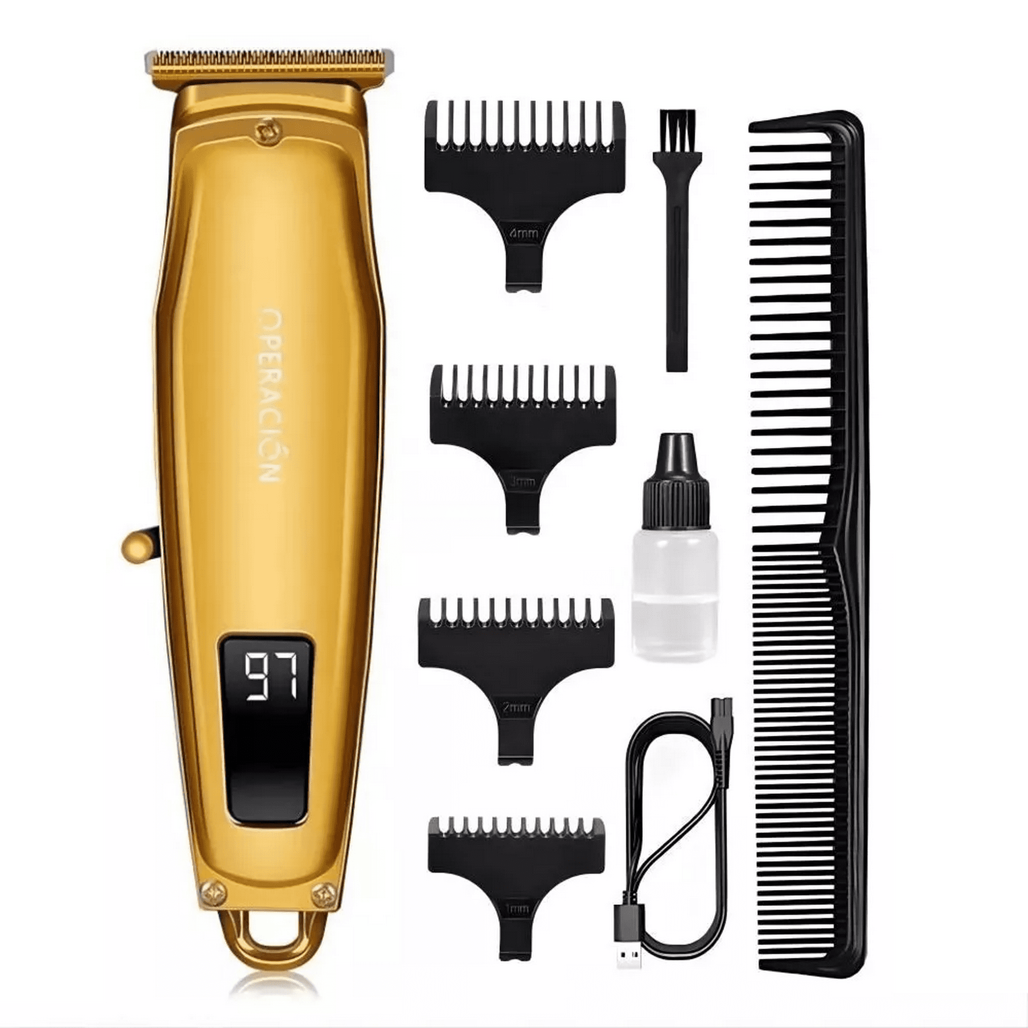 Máquina Para Cortar Cabello Trimmer Rasuradoras, Dorado | Walmart en línea