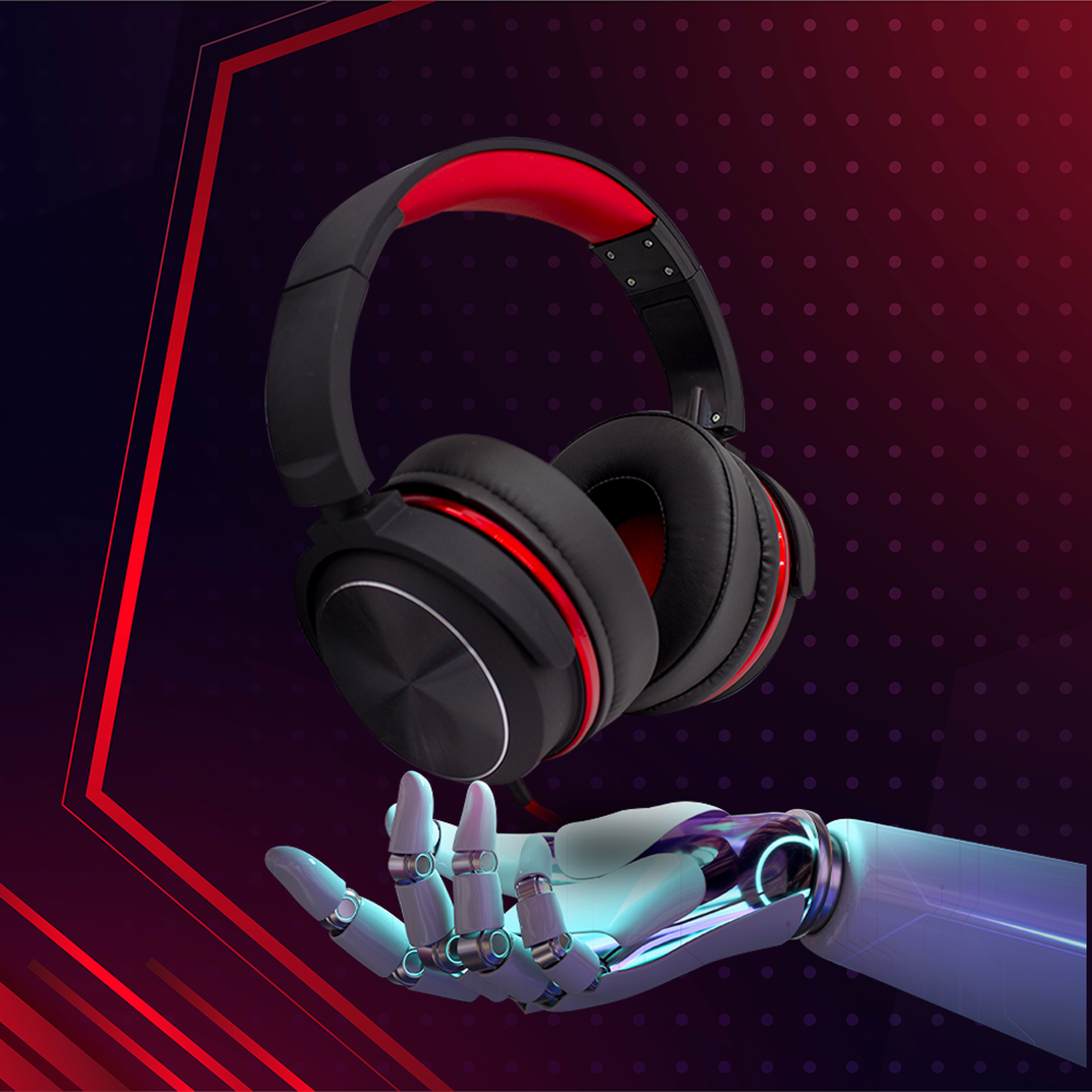 Audífono Headset Gamer Alámbrico Rojo Para PS4, PS5,Xbox, PC Sentry ...