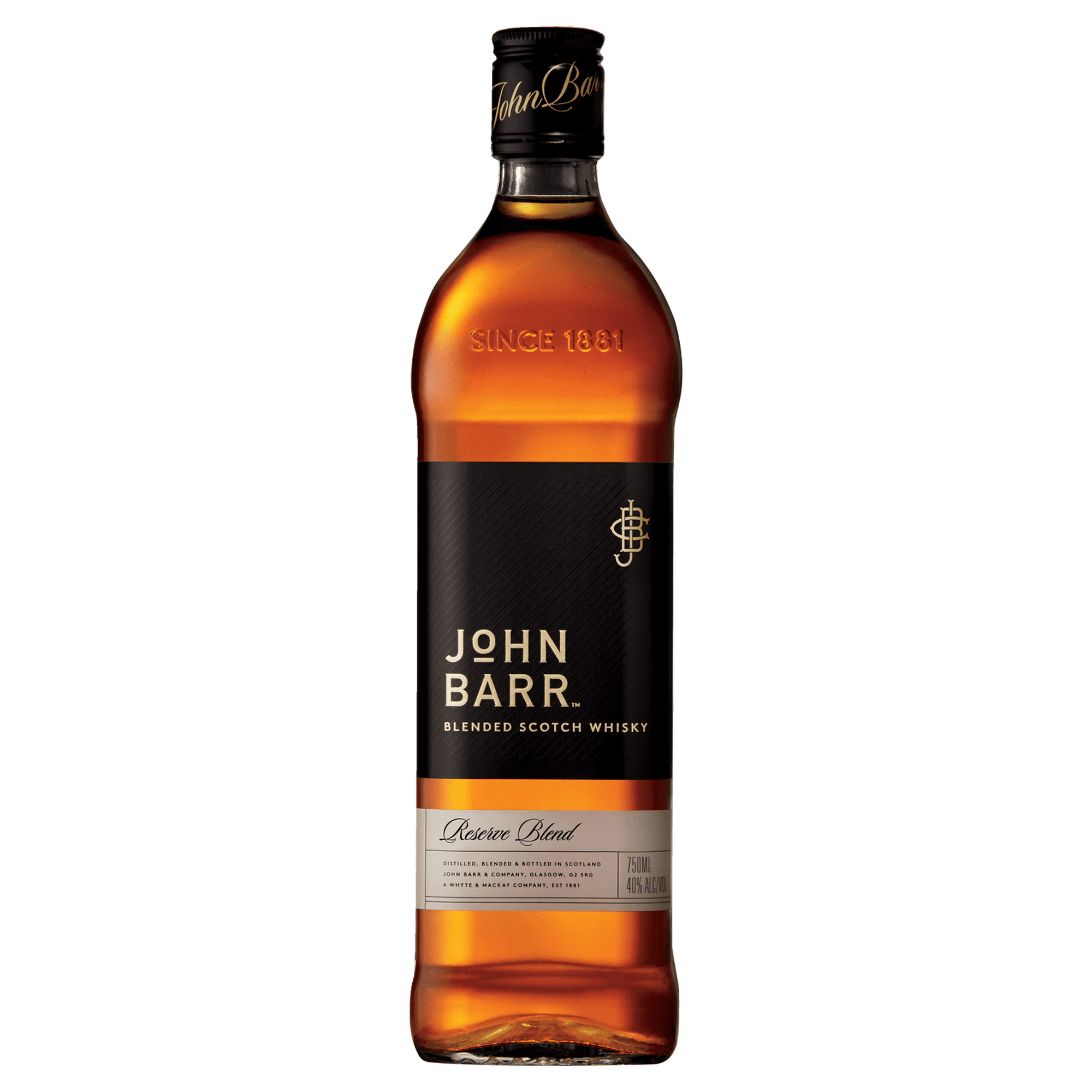 Pack de 4 Whisky John Barr Blend Reserve 750 ml John Barr Barr Blend ...