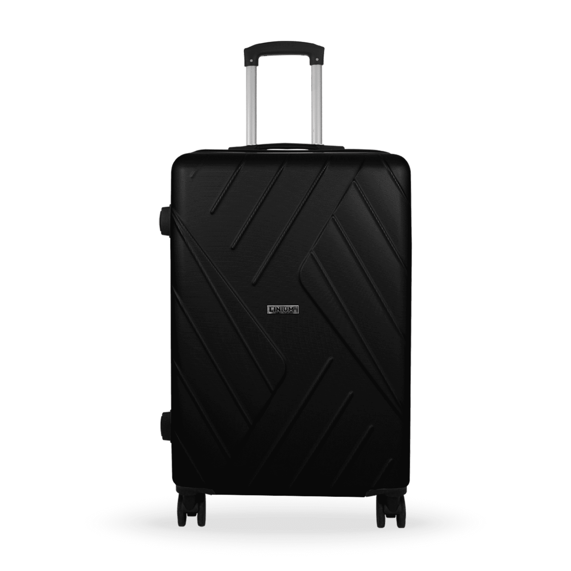 Maleta Linium Deluxe Mediana 24 Pulgadas Ruedas 360 Candado Negra ...
