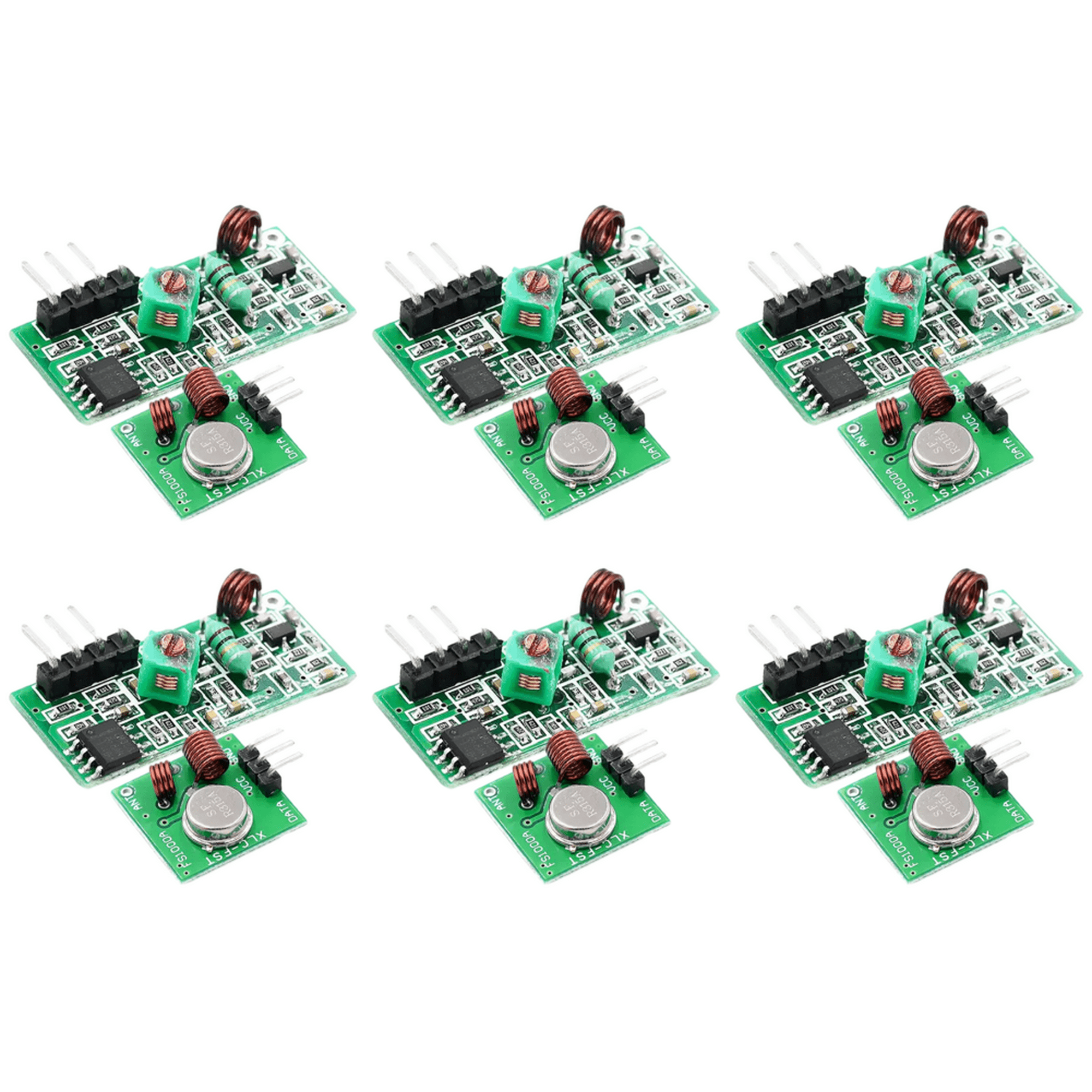 6uds. Módulo receptor transmisor RF de 315 Mhz módulo remoto ...