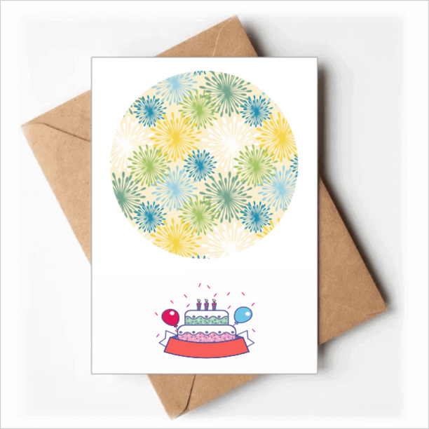 Planta color flor de diente de León Tarjetas de cumpleaños en sobres en ...