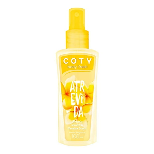 Fragancia corporal Coty body fresh atrevida 100 ml | Bodega Aurrera en ...