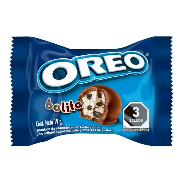 Bombón de chocolate Oreo bolita con relleno sabor vainilla 19 g || Bodega Aurrera Despensa a tu Casa