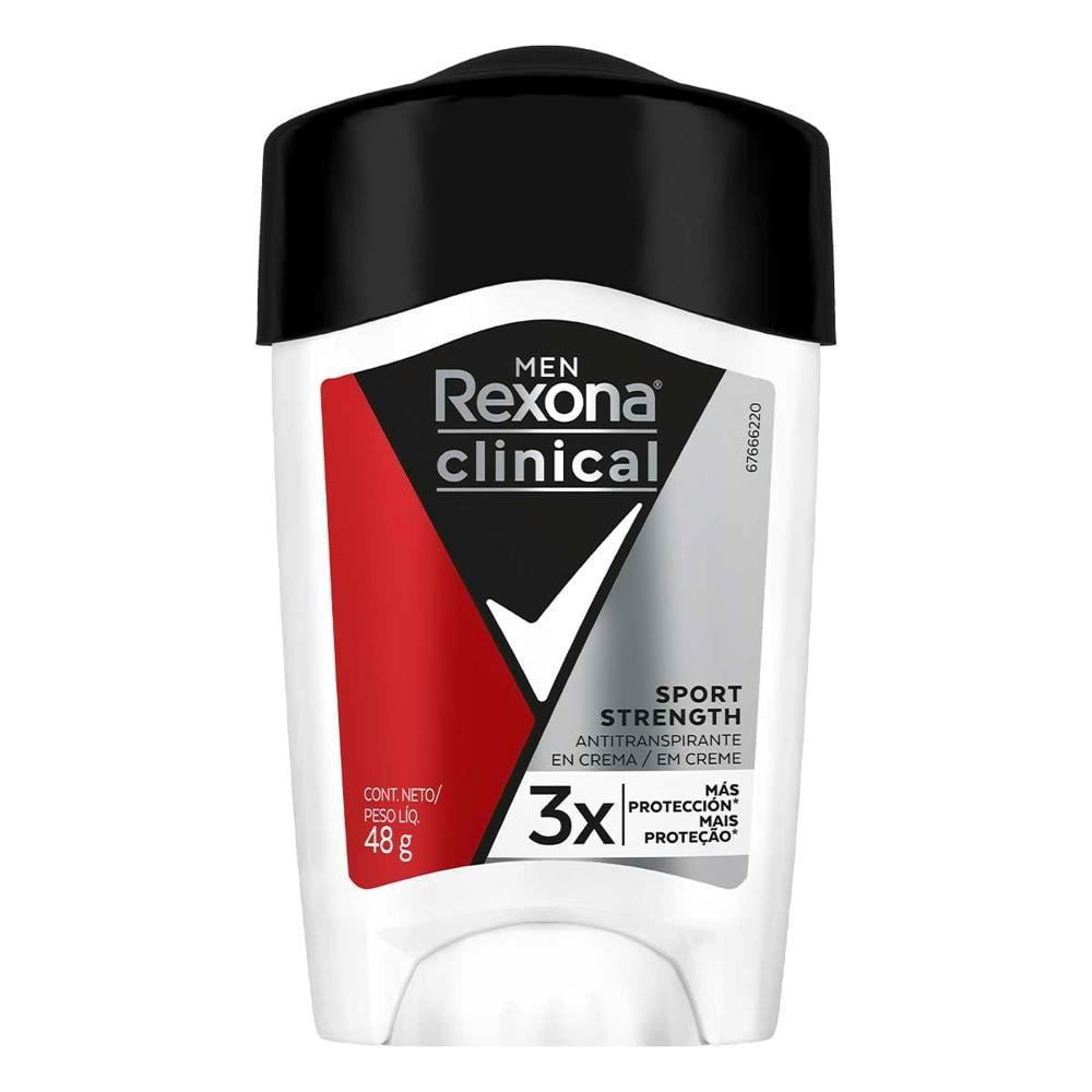 Antitranspirante Rexona Clinical sport strength en crema para caballero ...