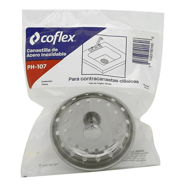 Canastilla de Acero Inoxidable Coflex para Contracanastas Clásicas ...