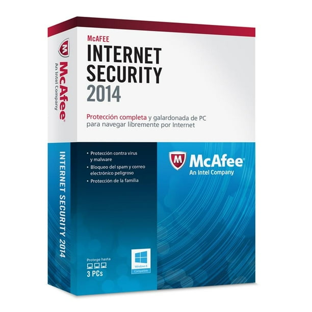 MCAFEE 3PC 2 McAfee Internet Security 2014 | Walmart en línea