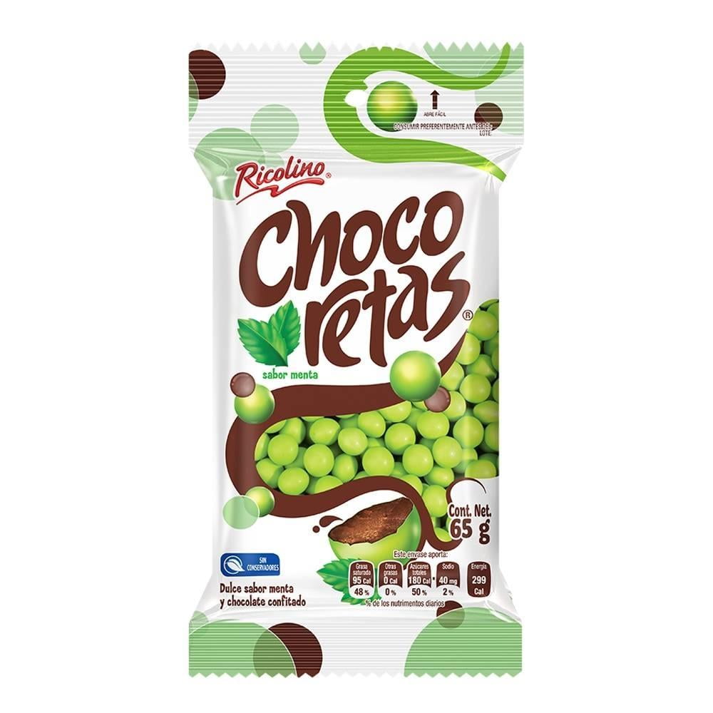 Chocoretas Ricolino sabor menta y chocolate 65 g | Walmart