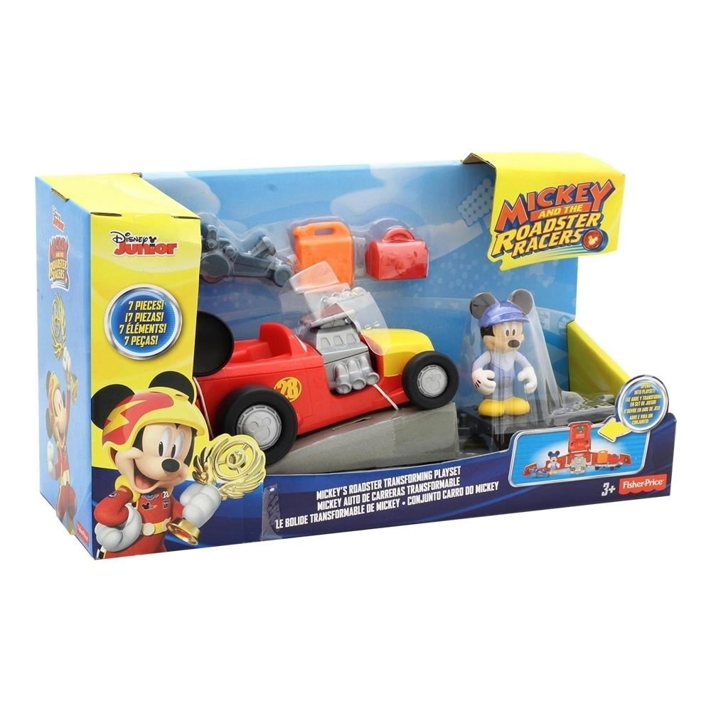 Paquete de vehículo y figuras Disney Junior Mickey and the Roadster ...