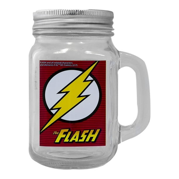 Mason Jar Regalos Siglo XXI Dc Comics con tapa varios modelos 1 pza ...