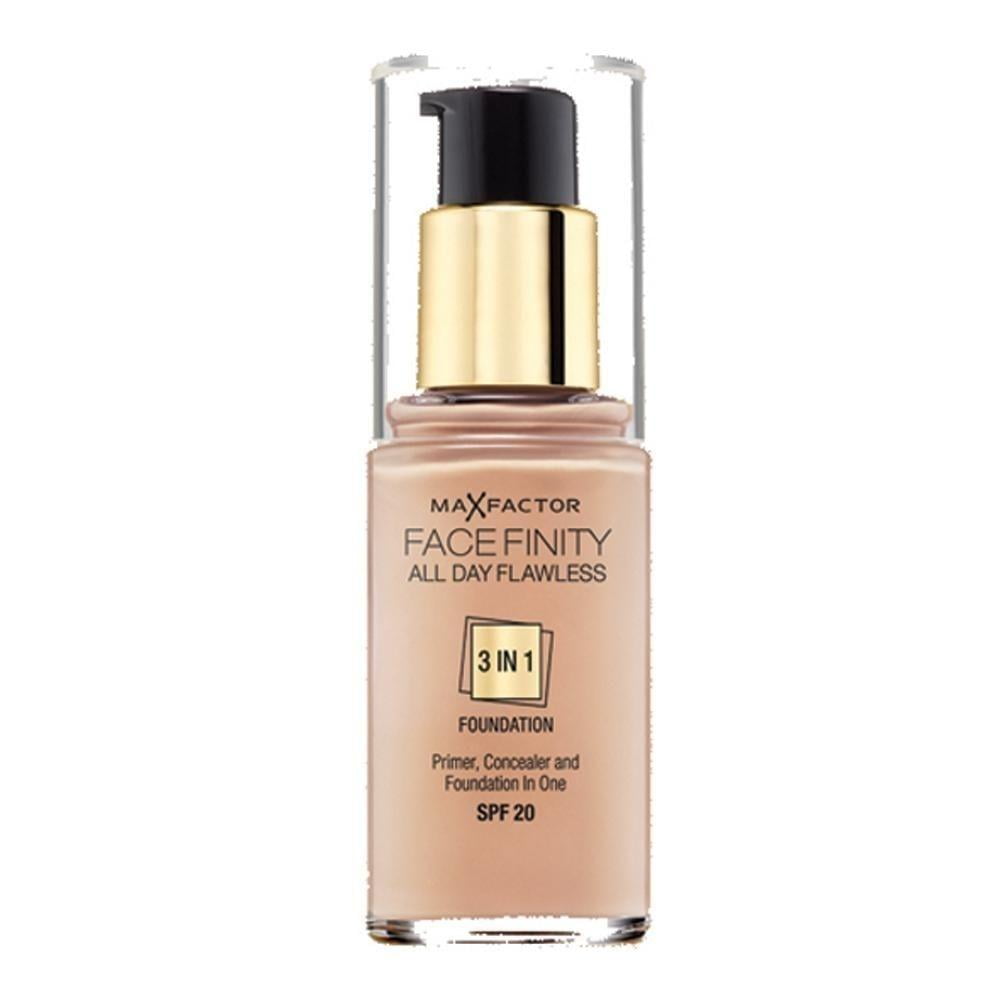 Base de Maquillaje Max Factor Facefinity 3 in 1 foundation nude | Walmart