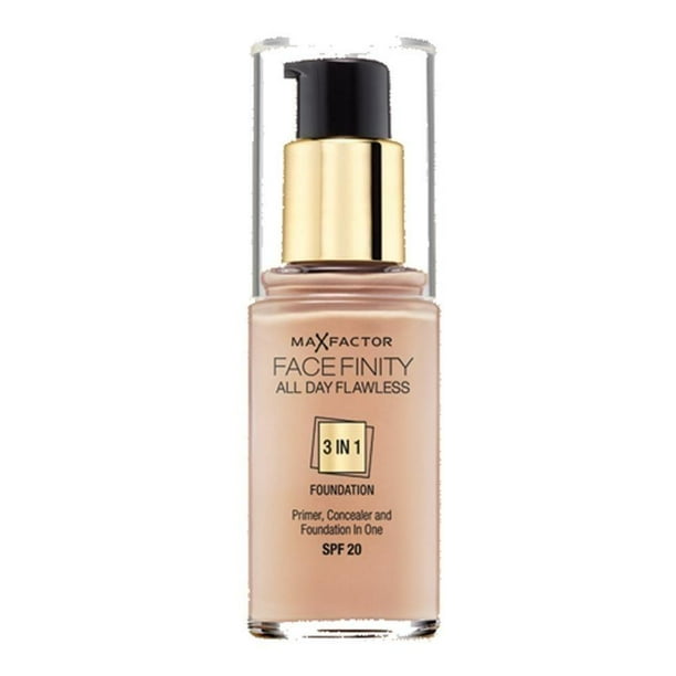 Base de Maquillaje Max Factor Facefinity 3 in 1 foundation nude | Walmart