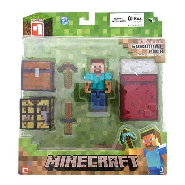 Figura Minecraft Ruz Imagine Survival 6 Piezas | Bodega Aurrera en línea