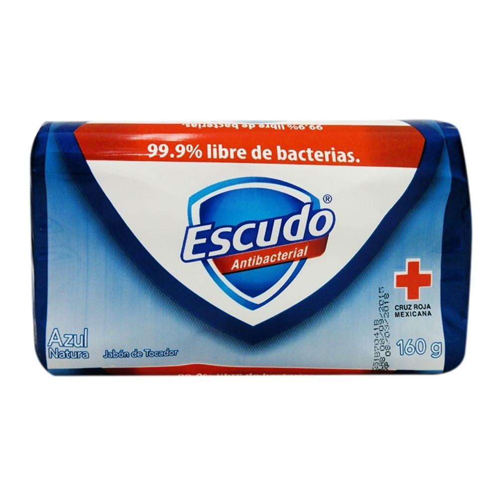 Jabón de tocador Escudo antibacterial azul natura 160 g | Walmart