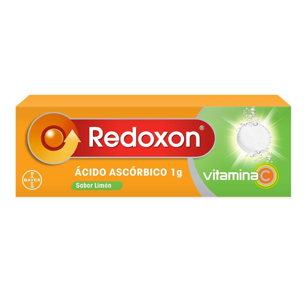 REDOXON 1GR Redoxon sabor limón, 10 tabletas efervescentes de 1 g c/u ...