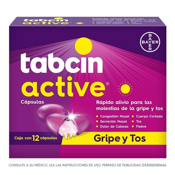 Antigripal Tabcin active 12 cápsulas | Walmart