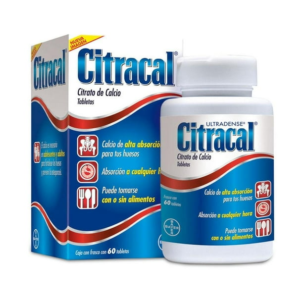 CITRACAL 60 Citracal 60 tabletas calcio 950 mg | Bodega Aurrera en línea