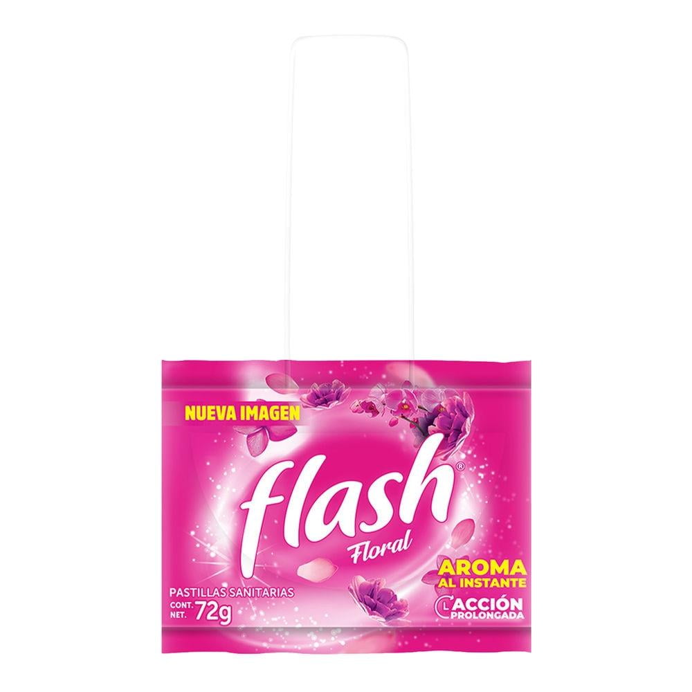 Pastilla sanitaria Flash floral 72 g | Walmart