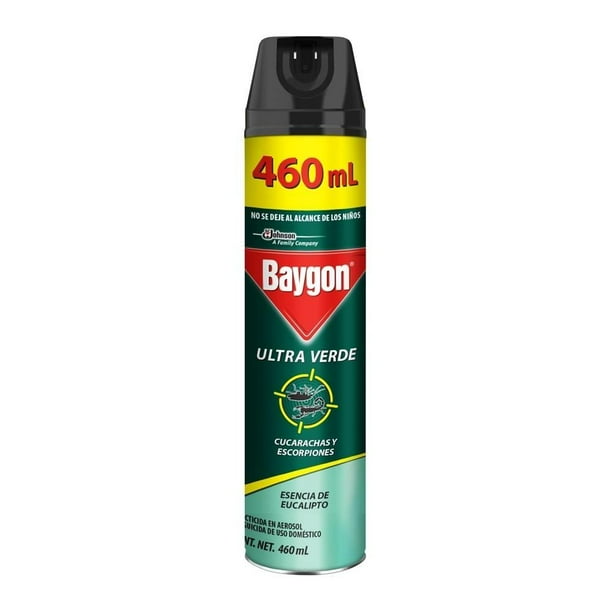 Insecticida Baygon ultra verde eucalipto en aerosol 460 ml | Walmart