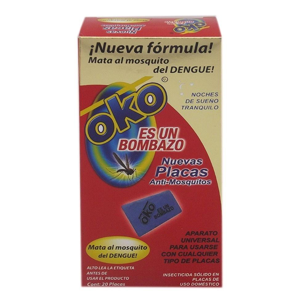 Insecticida sólido Oko placas anti mosquito 20 pzas | Walmart