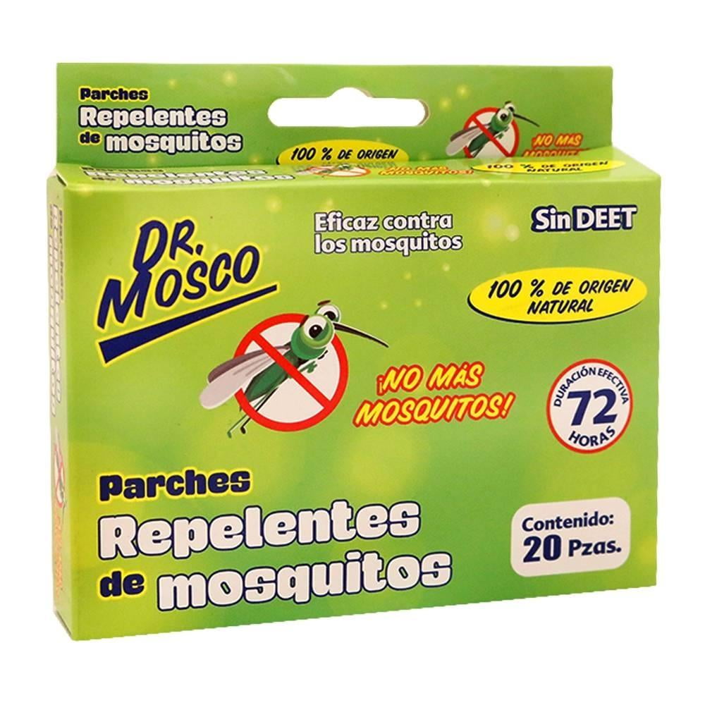 Parches repelentes de mosquitos Lidernova Dr. Mosco sin deet 1 paquete ...