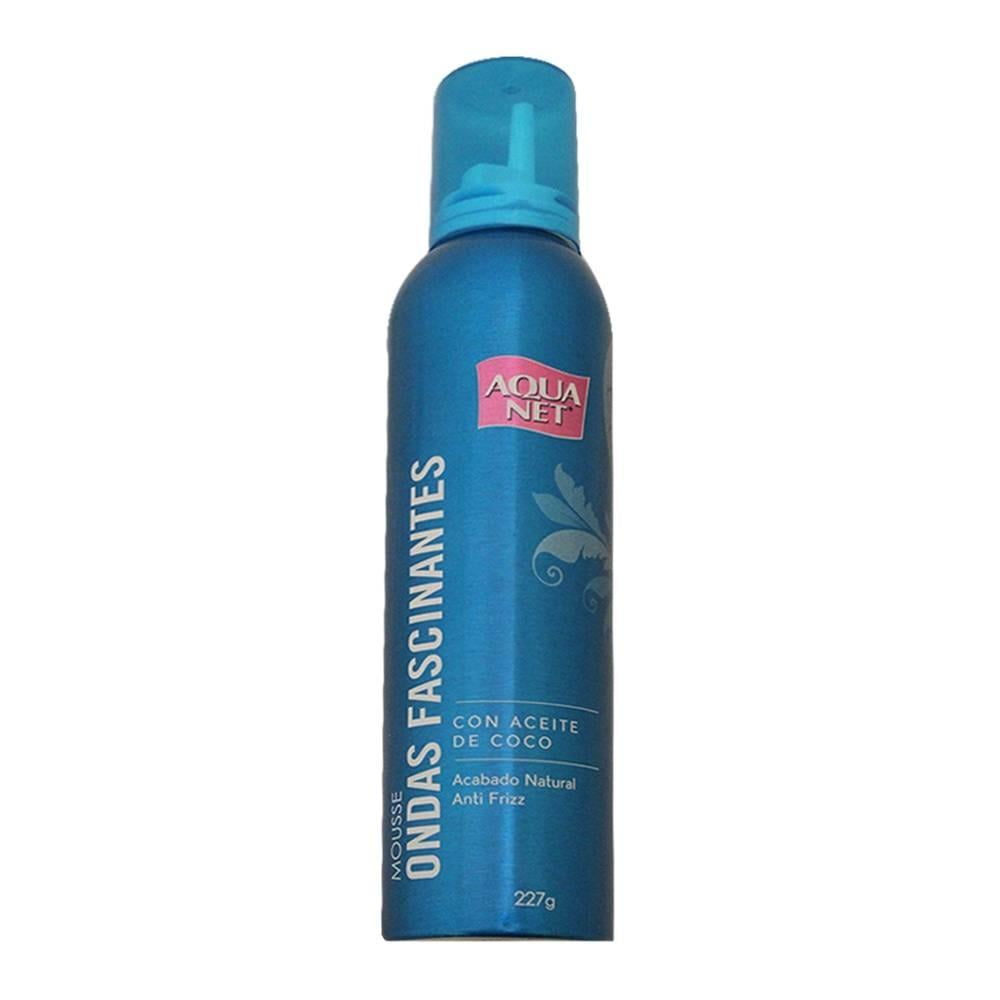 Mousse Aqua Net ondas fascinantes con aceite de coco 227 g | Walmart
