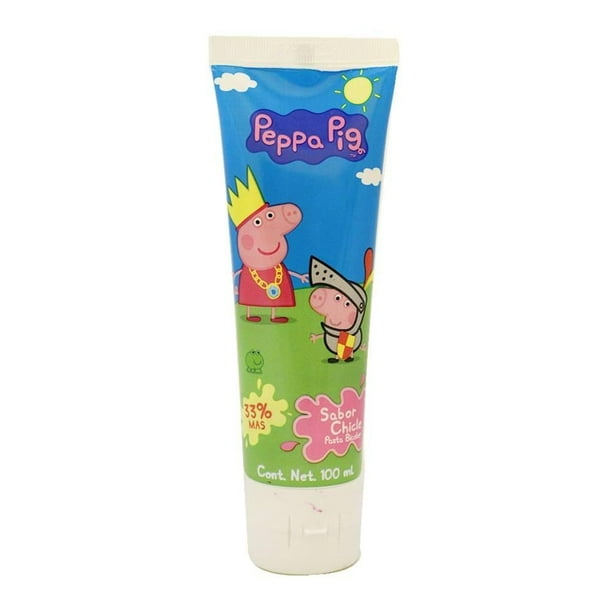 Pasta dental infantil Peppa Pig sabor chicle 100 ml | Walmart en línea
