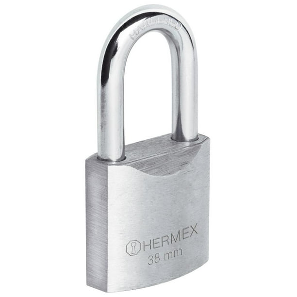 CANDADO METALICO 50 mm LARGO TRAD BLISTER HERMEX 43399 Hermex CZB-50L ...