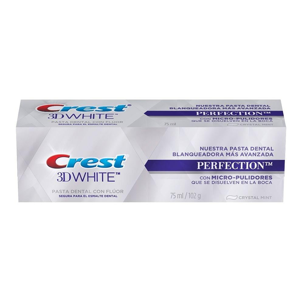 Pasta dental Crest 3D White perfection crystal mint 75 ml | Bodega ...