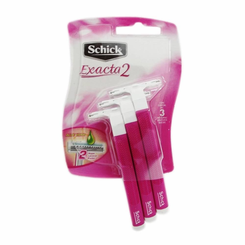Máquina para afeitar Schick Schick Exacta 2 para dama 3 pzas | Walmart