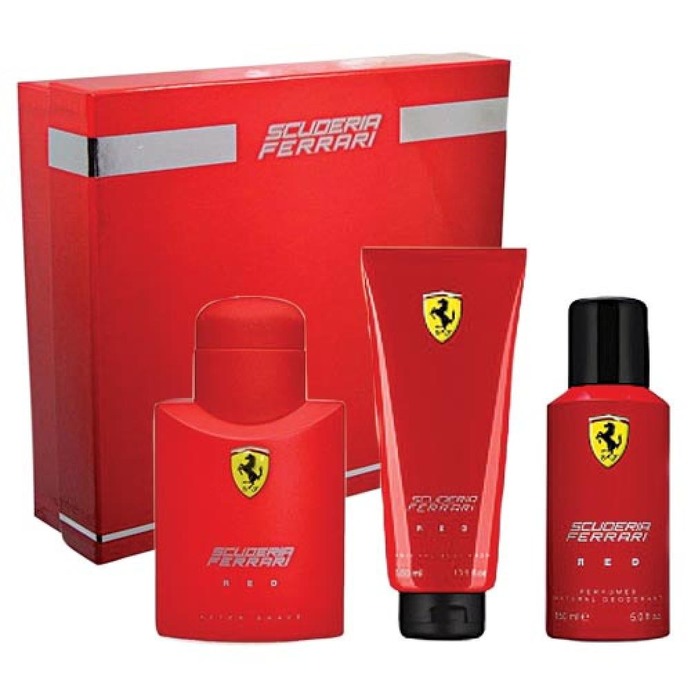 Set 3 piezas Ferrari Red para Hombre Scuderia Ferrari Ferrari Red ...