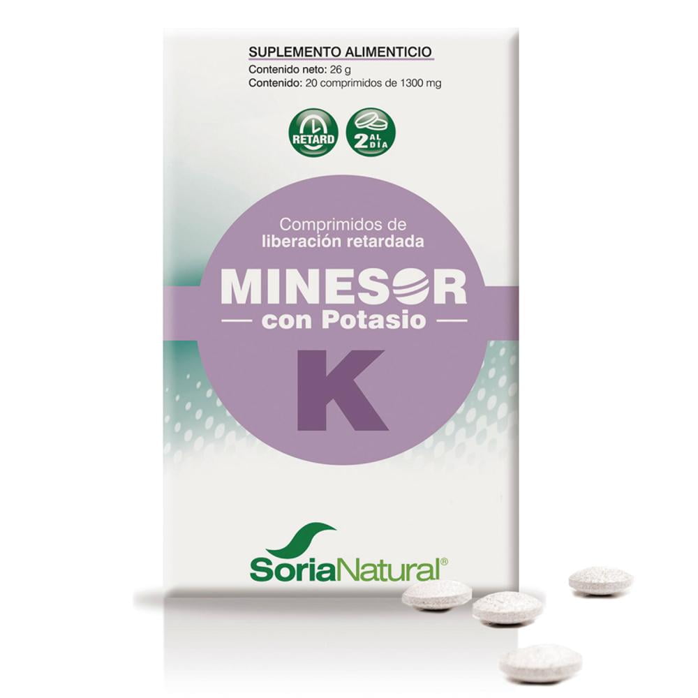 Potasio comprimidos SORIA NATURAL caja con 20 comprimidos | Bodega ...