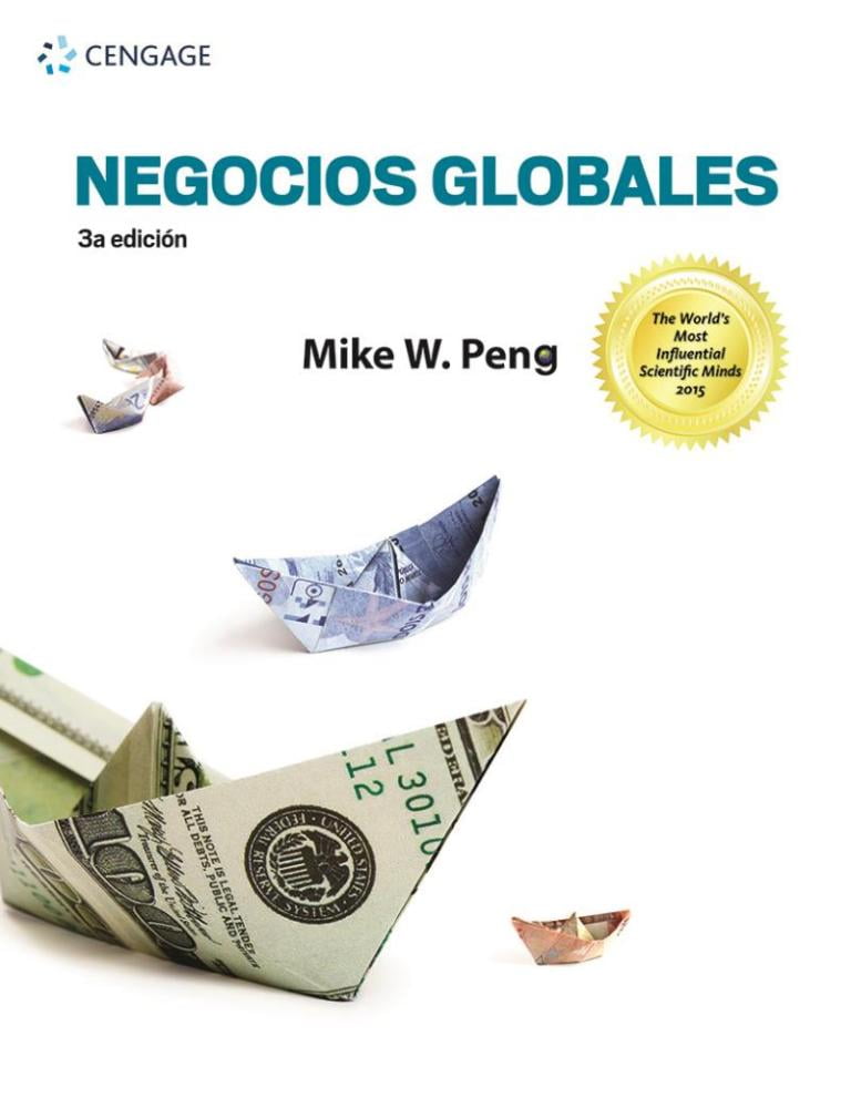 NEGOCIOS GLOBALES Cengage Learning RUSTICO | Walmart en línea