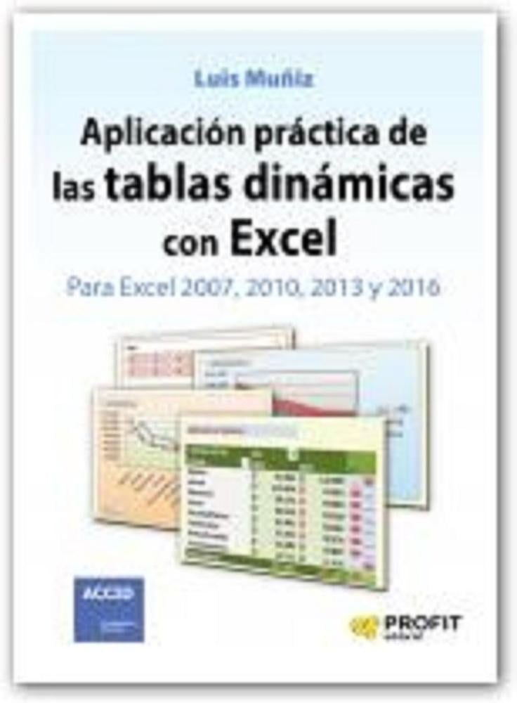 APLICACION PRACTICA DE LAS TABLAS DINAMICAS CON EXCEL Profit Editorial RUSTICO | Walmart en línea