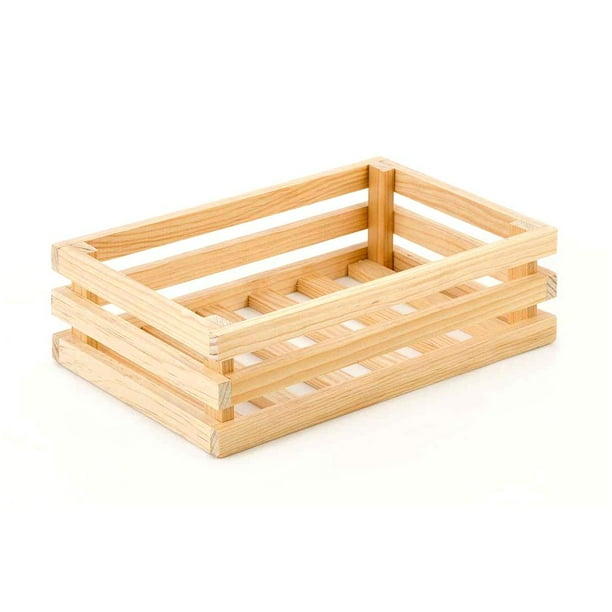Huacal Rectangular Grande Bebela Home madera | Walmart en línea