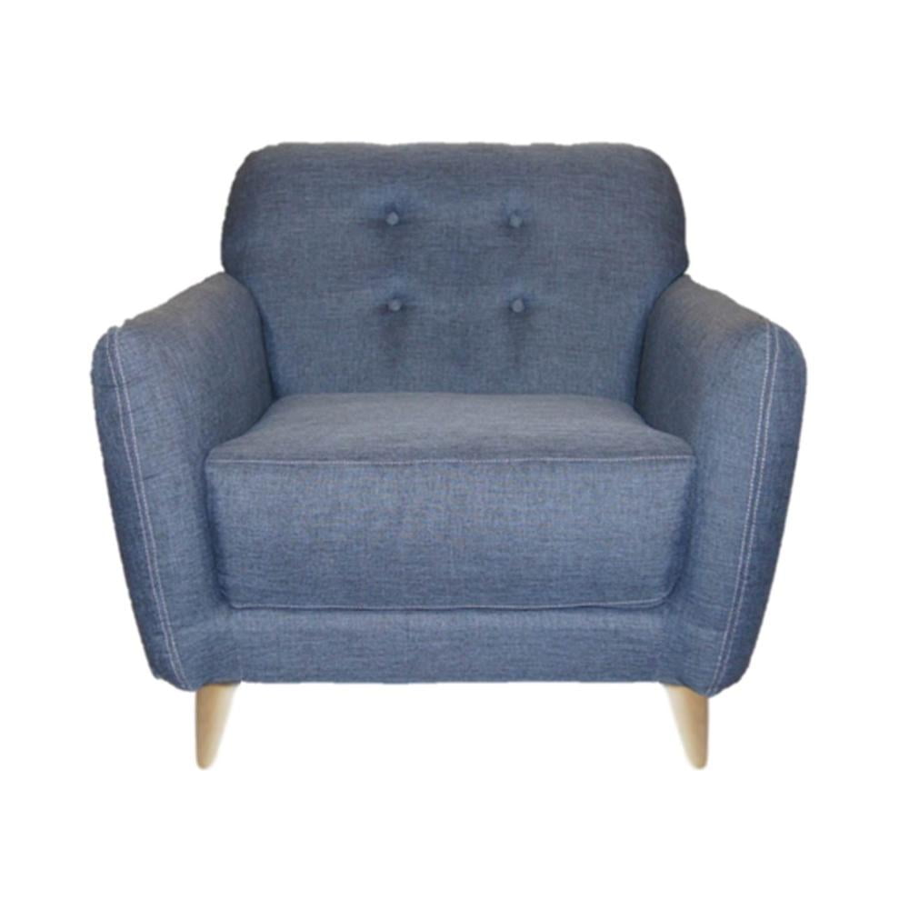 Sillón Ocasional Casvil Kiev Linato Azul | Walmart en línea