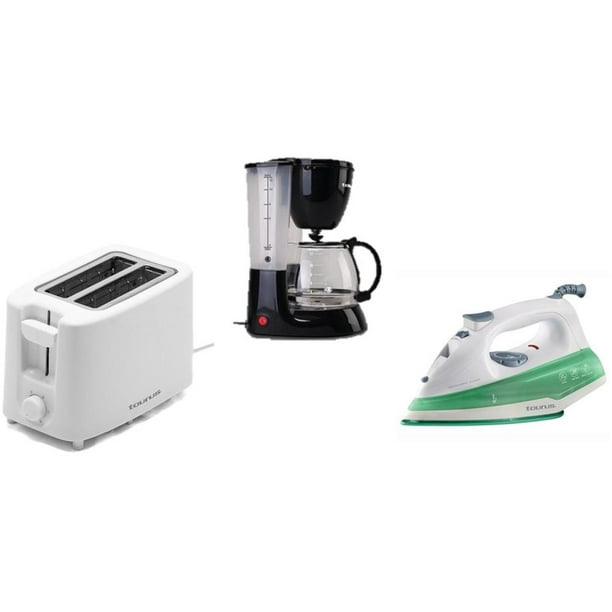 Combo Tostador + Cafetera + Plancha Taurus Sagitario | Walmart en línea