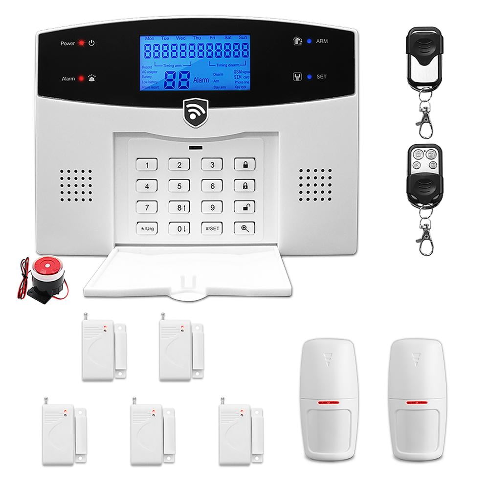 Alarma Inalambrica Sistema Sms Seguridad Casa 7s Gsm Tel Control Alarma ...