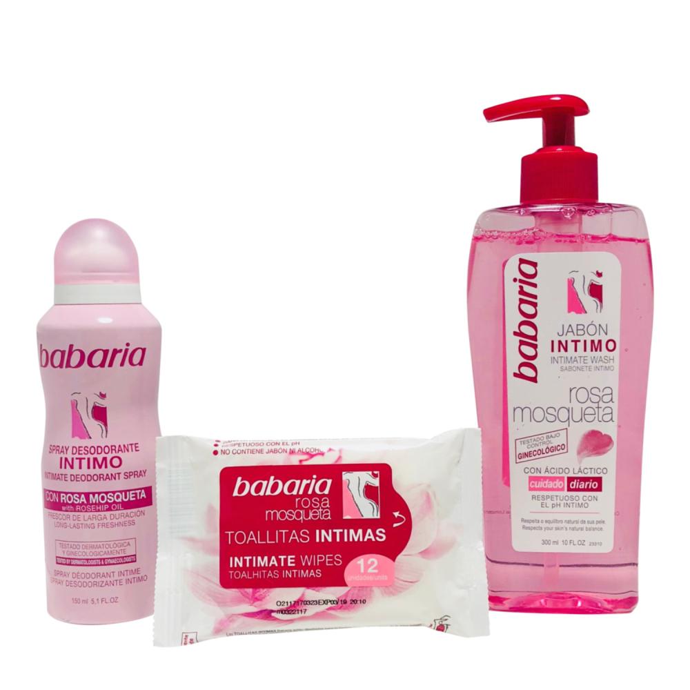 Set Higiene intima Rosa mosqueta Babaria Mod Int 1 | Walmart en línea