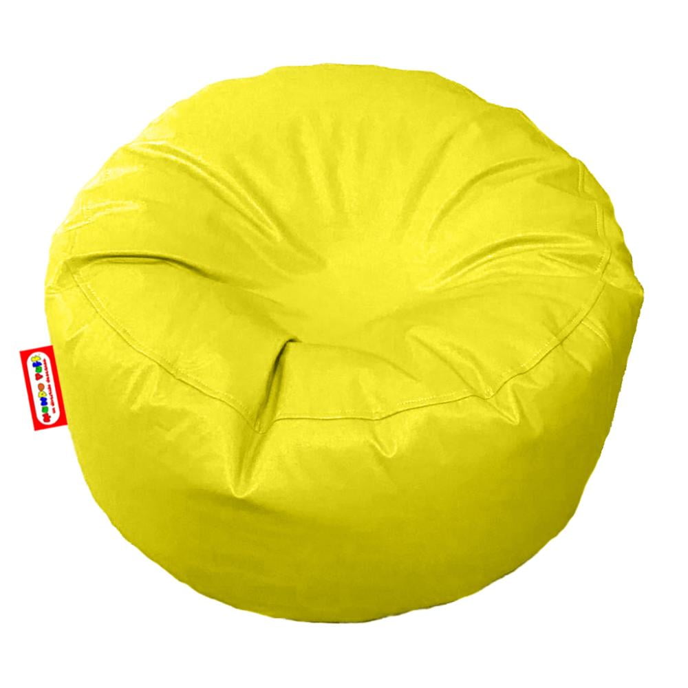 Sillon Puff Mundo Puff Circular Mediano Amarillo | Bodega Aurrera en línea