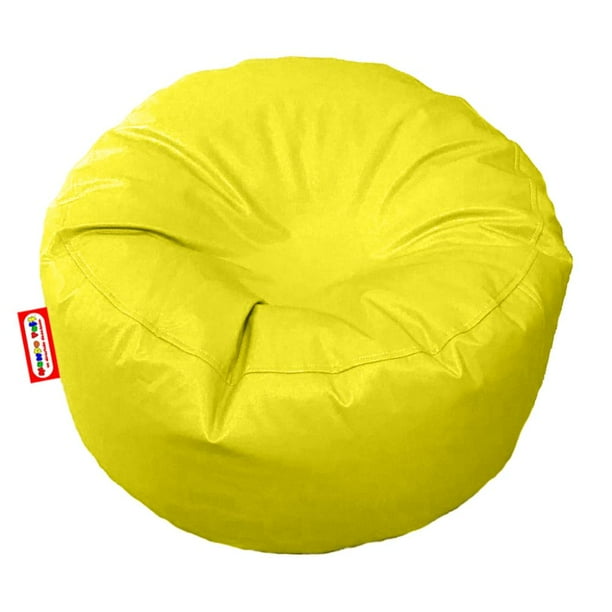 Sillon Puff Mundo Puff Circular Mediano Amarillo | Bodega Aurrera en línea