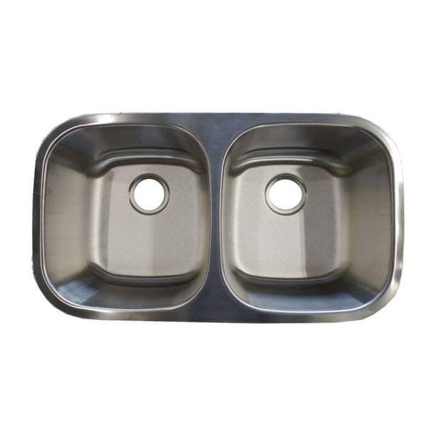 Tarja Doble Submontar de Cocina en Acero Inoxidable IHD TU2T8099 ...
