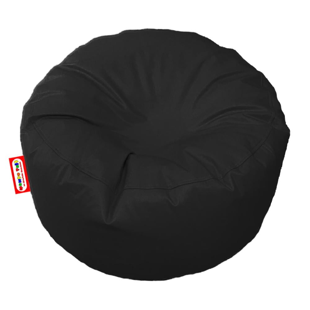 Sillon Puff Mundo Puff Circular Mediano Negro | Walmart en línea