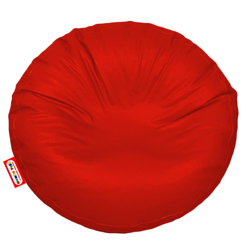 Sillon Puff Mundo Puff Circular Grande Rojo | Walmart en línea