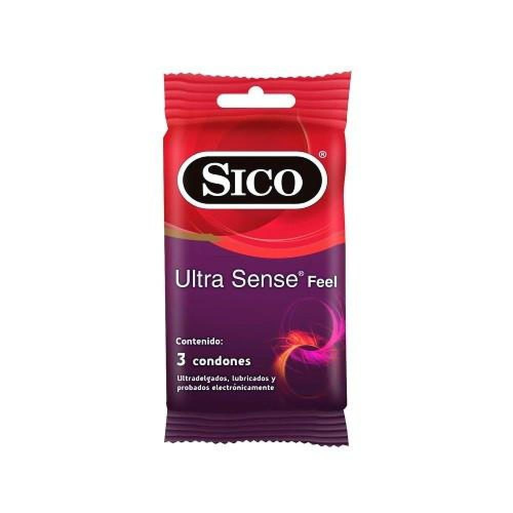 Condón Sico SICO Ultra Sense Cartera De 3 Condones | Walmart en línea