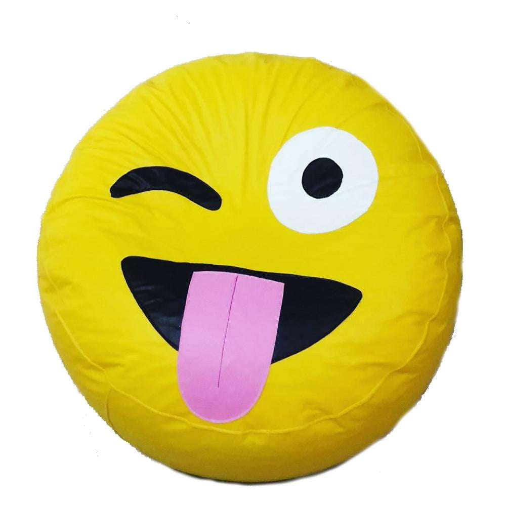 Sillon Puff Mundo Puff Emoji Lengua | Bodega Aurrera en línea