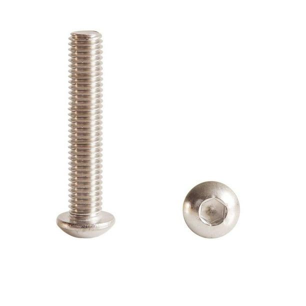 Tornillo Allen Botón Métrico Inoxidable de 8 X 50 mm Fijatec XABM08050 | Bodega Aurrera en línea